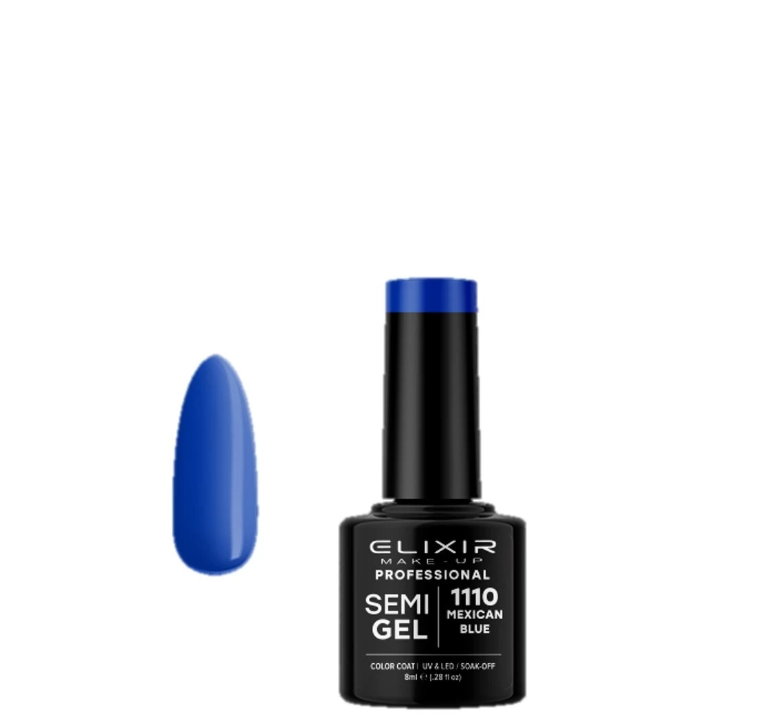 ELIXIR SEMI GEL LAK U BOJI 8ML 1110 MEXICAN BLUE