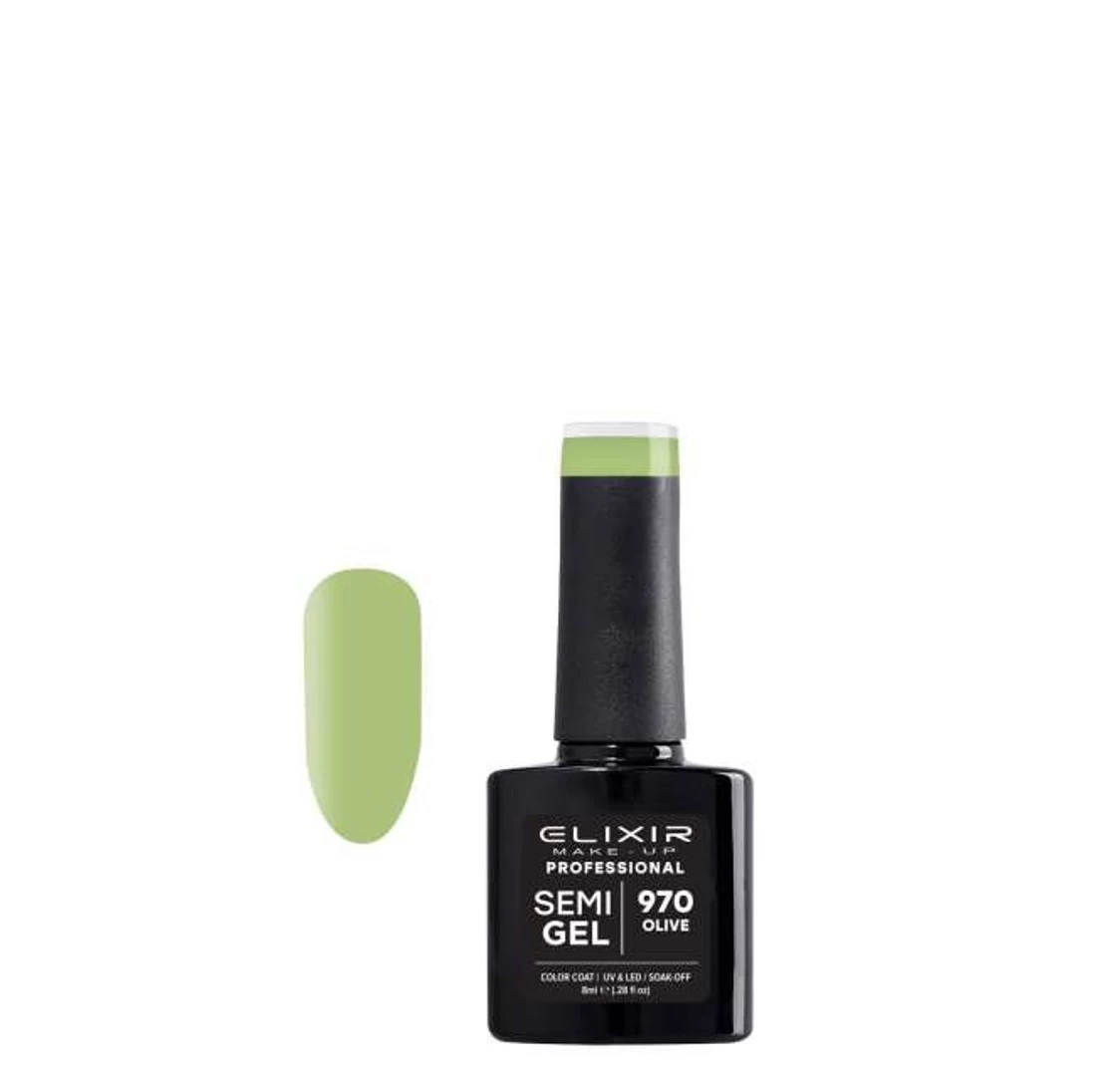 ELIXIR SEMI GEL LAK U BOJI 8ML 970 OLIVE