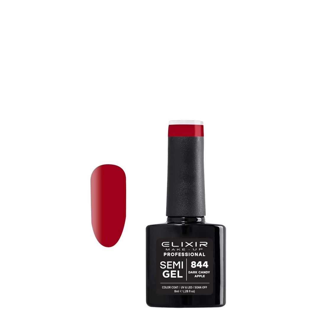 ELIXIR SEMI GEL LAK U BOJI 8ML 844 DARK CANDY APPLE