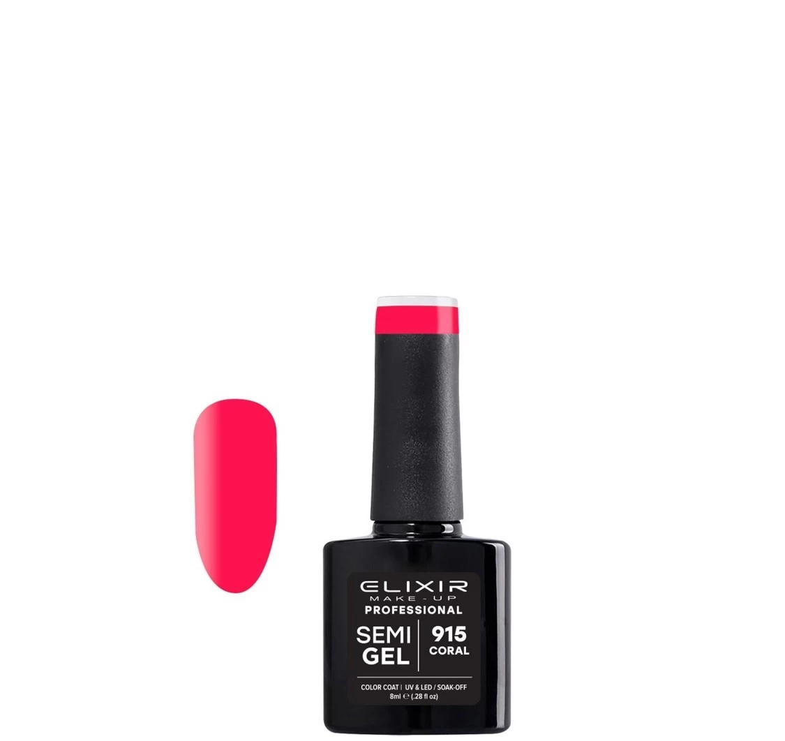 ELIXIR SEMI GEL LAK U BOJI 8ML 915 CORAL