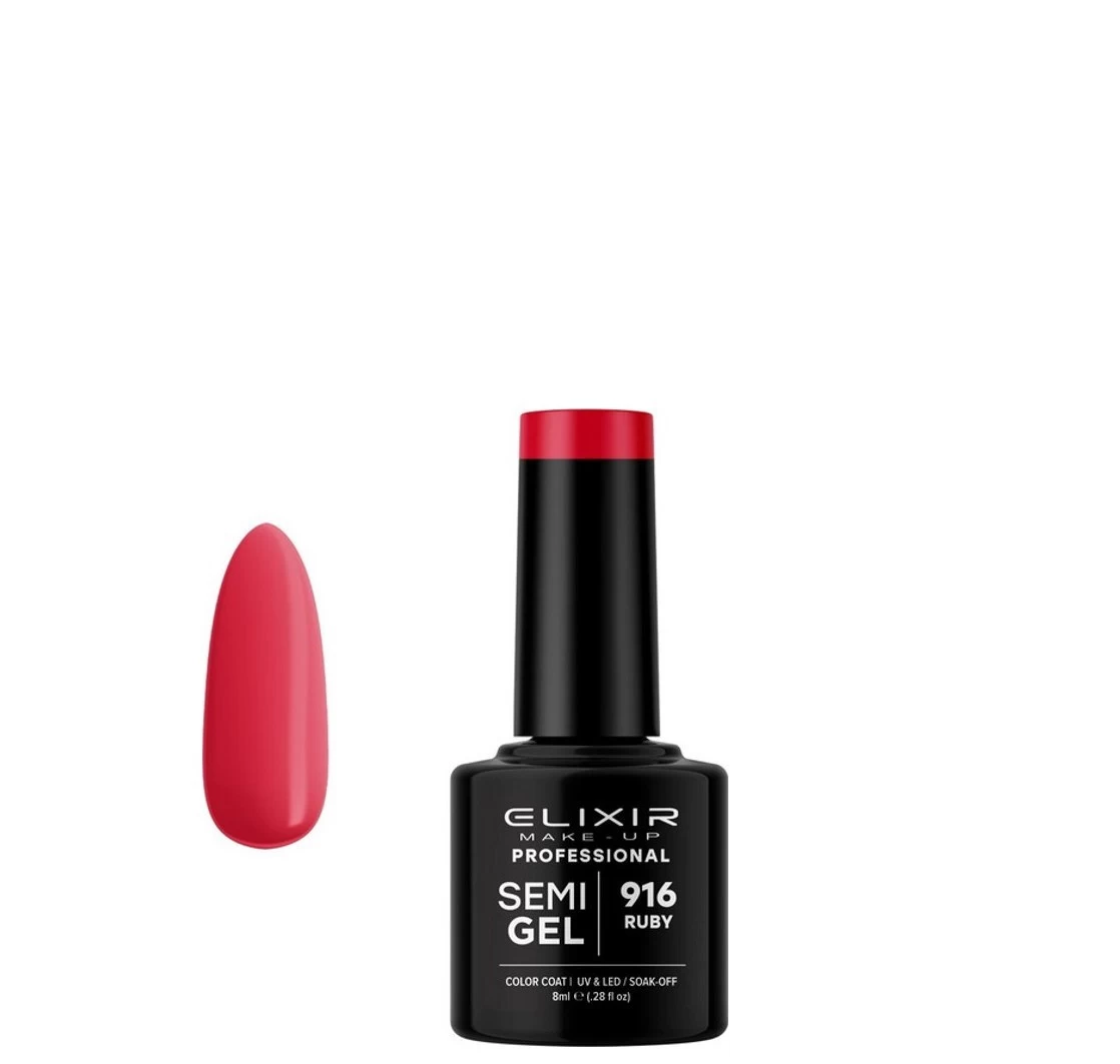 ELIXIR SEMI GEL LAK U BOJI 8ML 916 CORAL 2