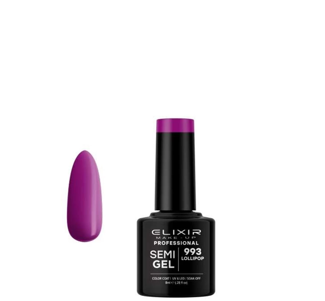 ELIXIR SEMI GEL LAK U BOJI 8ML 993 LOLLIPOP