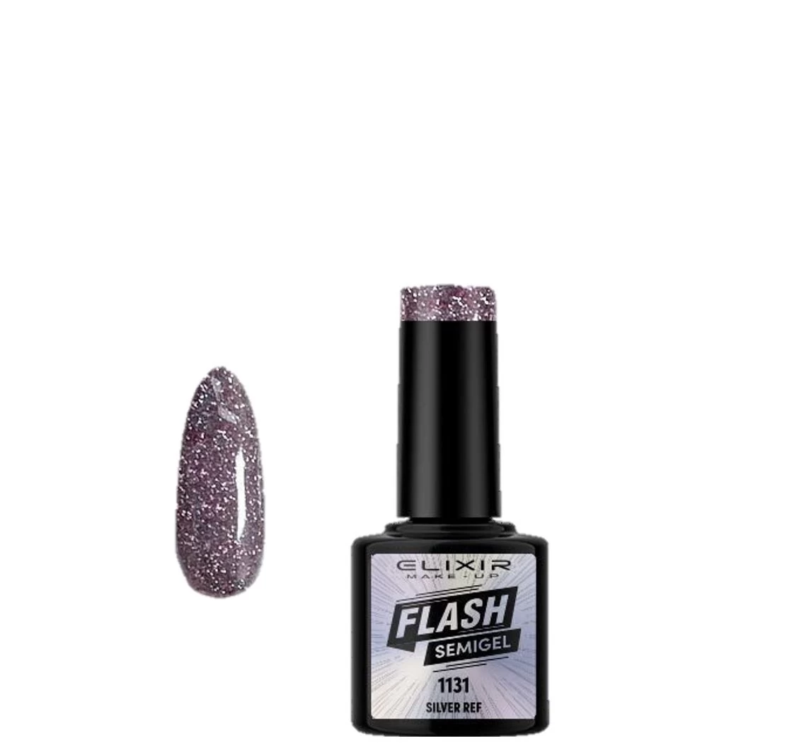 ELIXIR SEMI GEL LAK U BOJI 8ML 1131 FLASH SILVER REF