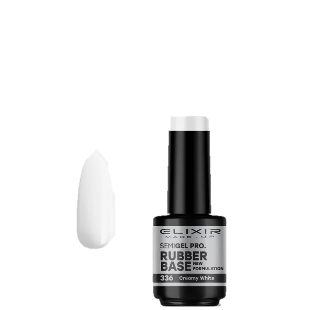 ELIXIR SEMI RUBBER BASE 8ML 336 CREAMY WHITE