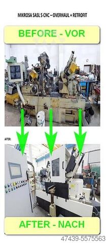 Mašine za mlevenje - bez centra
Mikrosa SASL 5 CNC retrofit 5 axis - ms