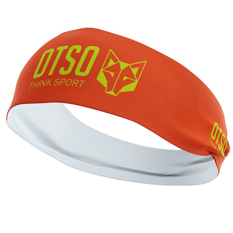 Otso traka za glavu fluo orange/fluo yellow 10 cm