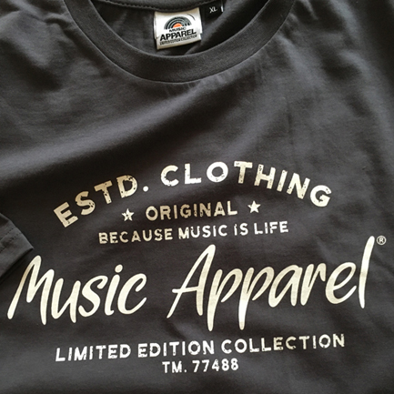 ESTD. Music Apparel – Gray