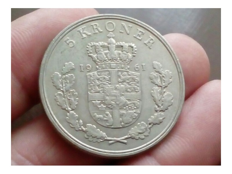 Danska, 5 kruna 1961