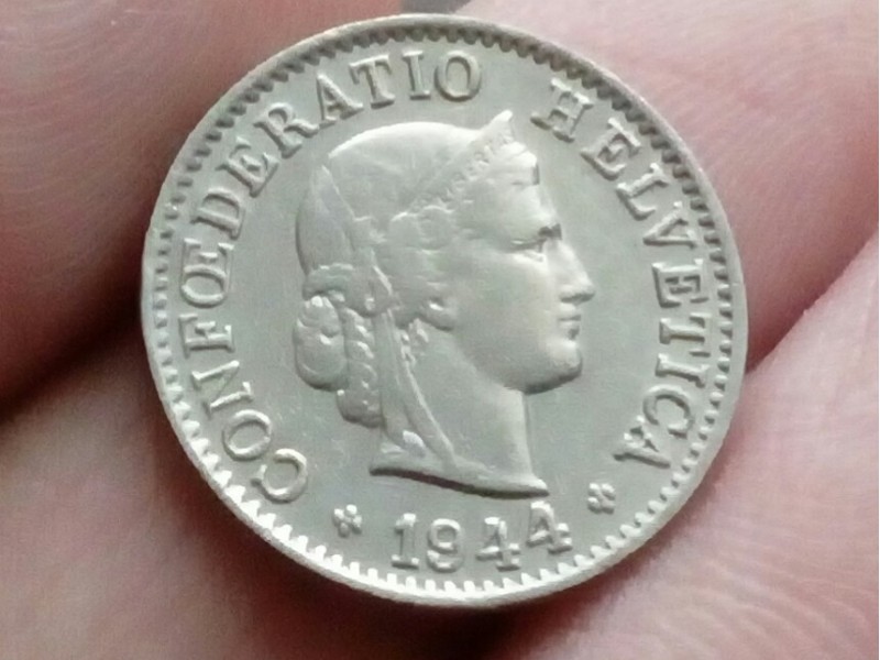 Svajcarska, 5 rapena 1944