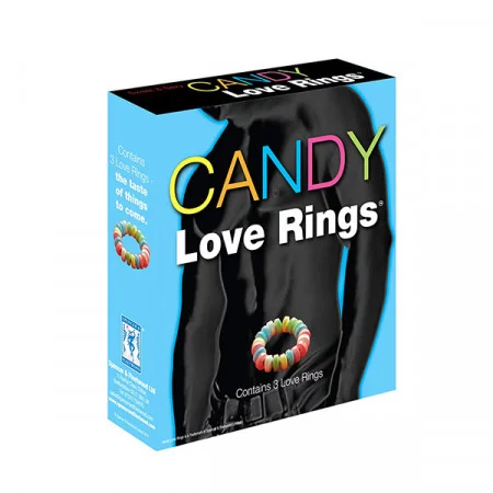 Jestivi prsten za penis | Candy Love 3 Rings