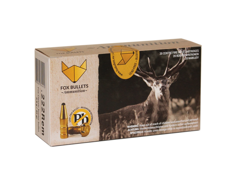 Metak Fox Bullets 222 Rem 2,9g