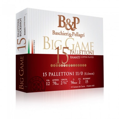 B&P Big Game Pallettoni 12/70 11/0 46g 8.6mm