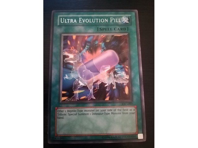 Yu-GI-OH!- Ultra Evolution Pill  (Rare)