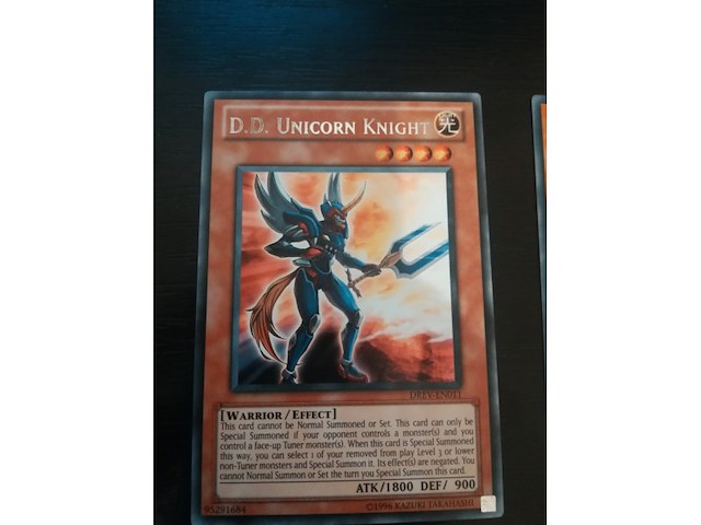 Yu-GI-OH!- D.D. Unicorn Knight  (Rare)