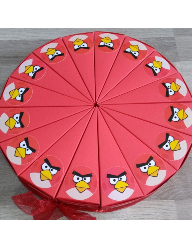 Angry Birds torta od kartona