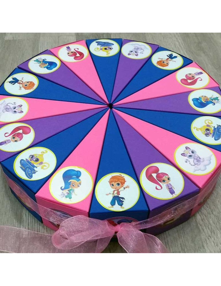 Shimmer & Shine torta od kartona