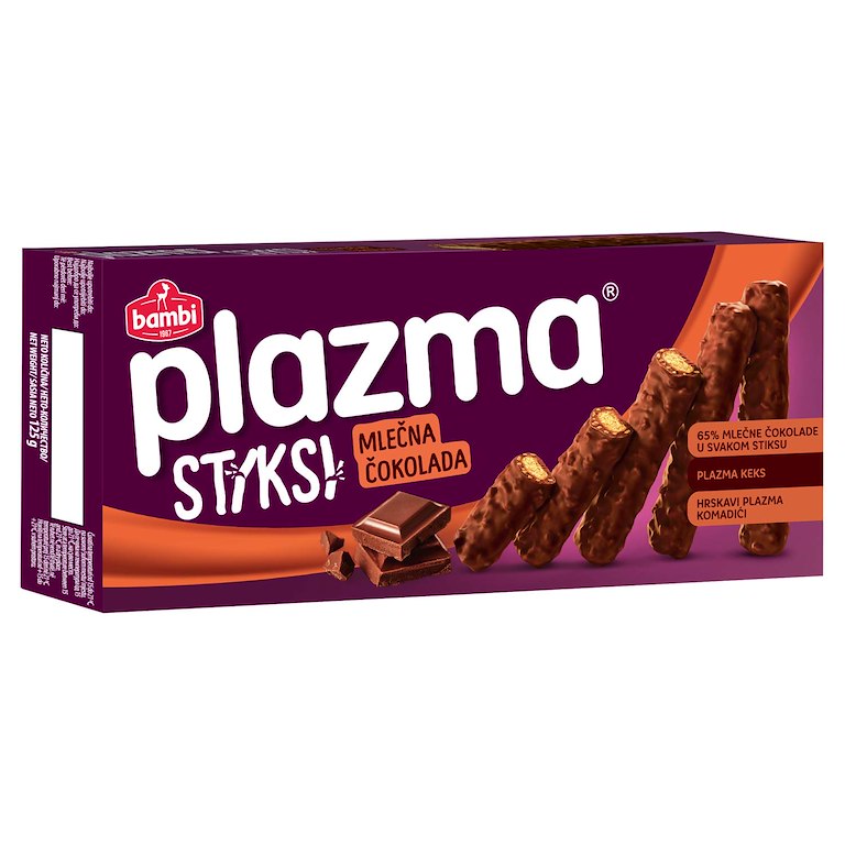 Plazma keks stiksi 125g plazma