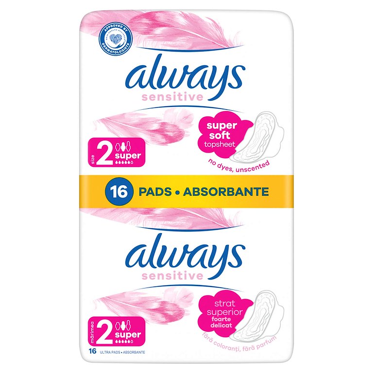 Always ultra soft cotton higijenski ulošci 16 komada