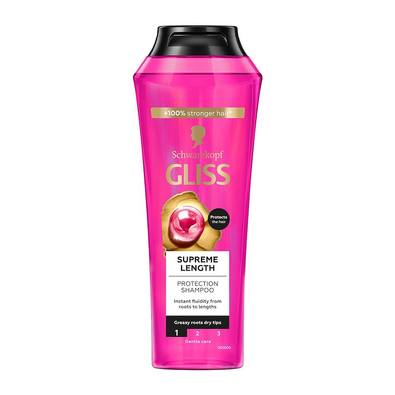 Gliss šampon supreme length 250ml gliss