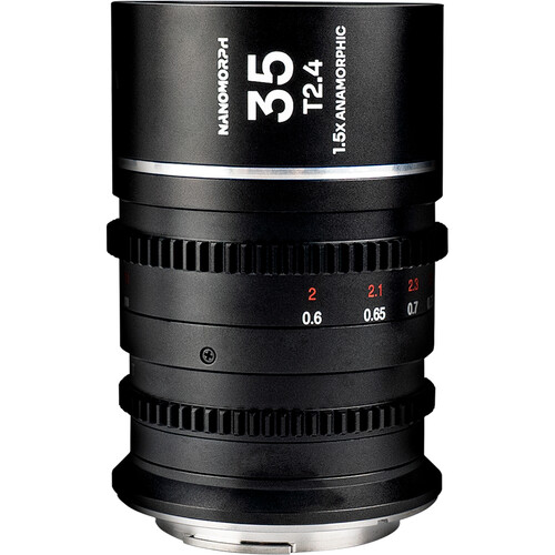 Laowa Nanomorph 35mm T2.4 1.5x S35 Anamorphic (Sony E, Canon RF, Fuji X, m43, ARRI PL & Canon EF) Silver Flare model