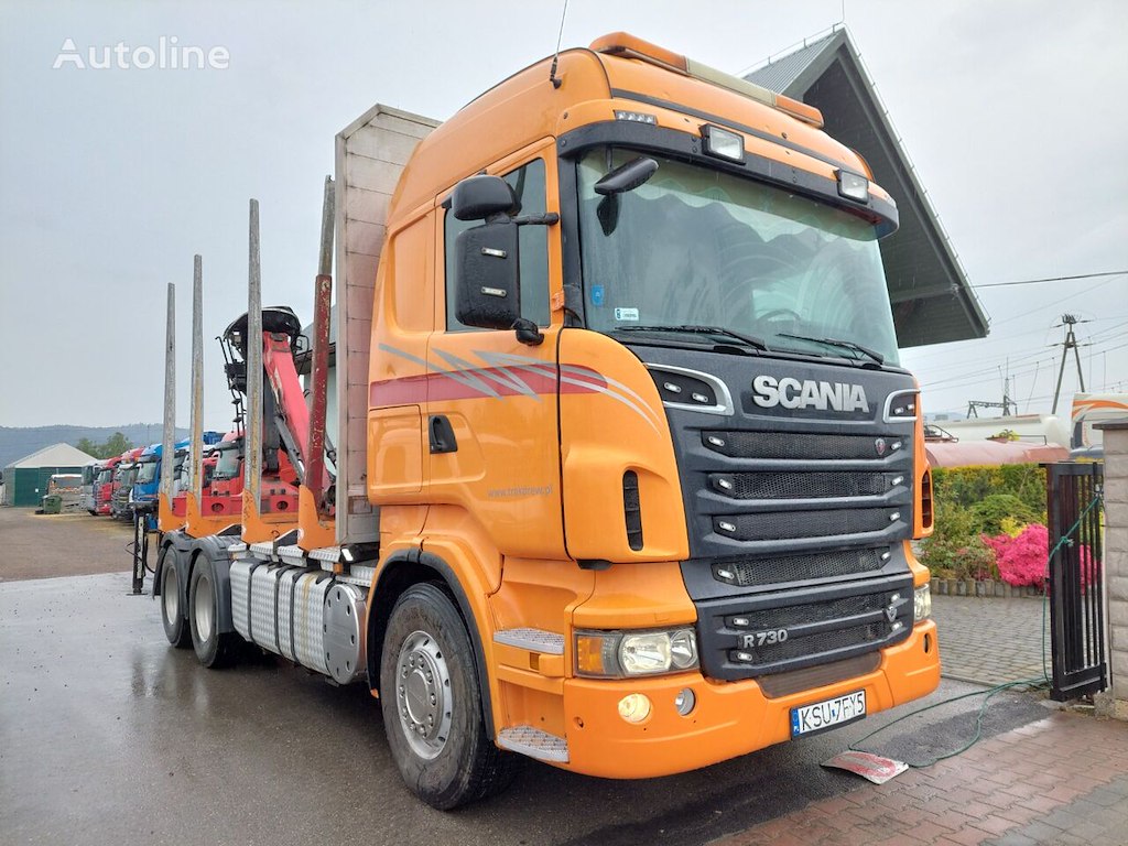 Scania R 730 kamion za prevoz drva