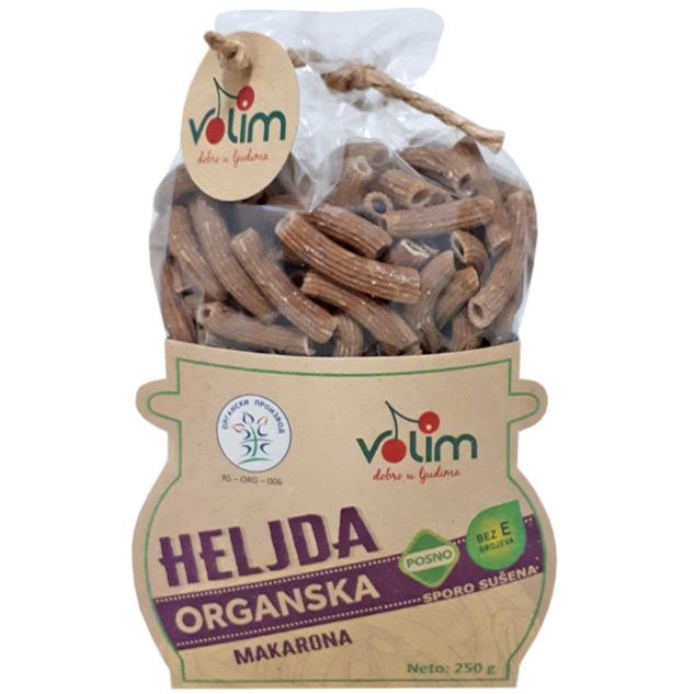 MAKARONI SA HELJDOM
ORGANSKO 250g