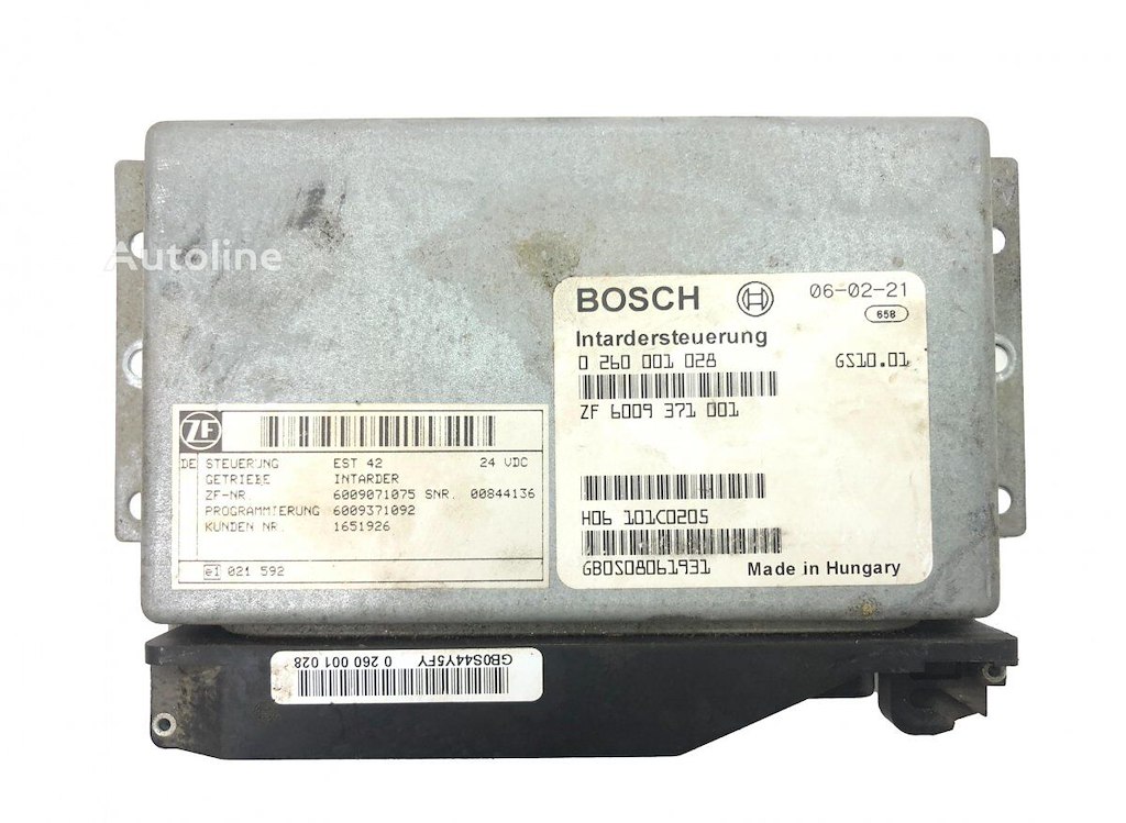 Bosch Futura FHD13 (01.84-) 0260001028 upravljačka jedinica za Bova Futura FHD, FLD (1982-) autobusa