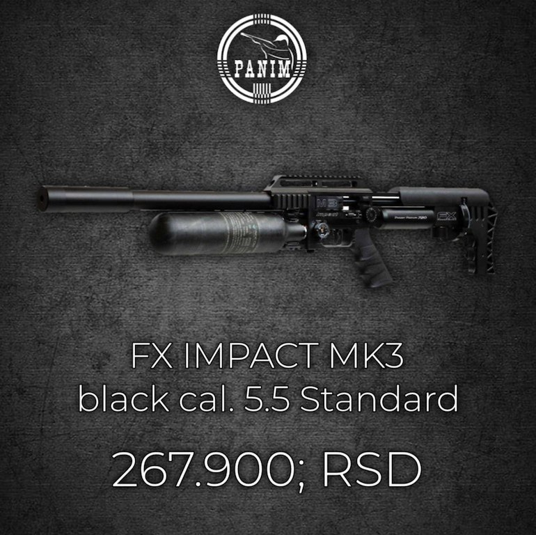 FX Impact MK3 Crni 5.5mm Standard