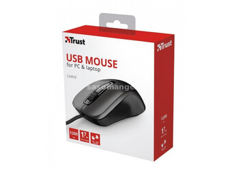 Trust CARVE WIRED MOUSE (23733)
