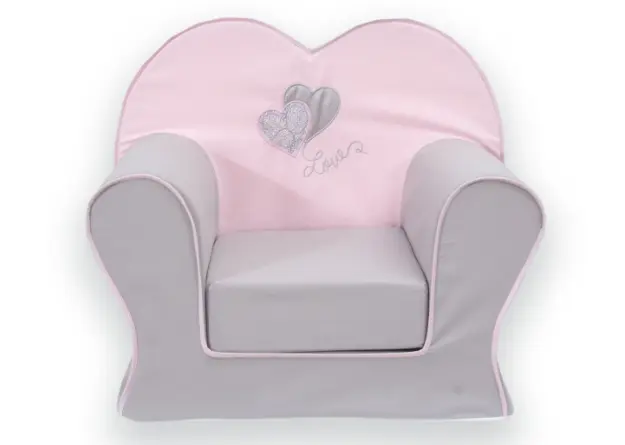 FIM BABY Bebi fotelja Srce ružičasta