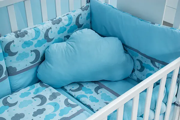 FIM BABY Posteljina za bebe Night plava