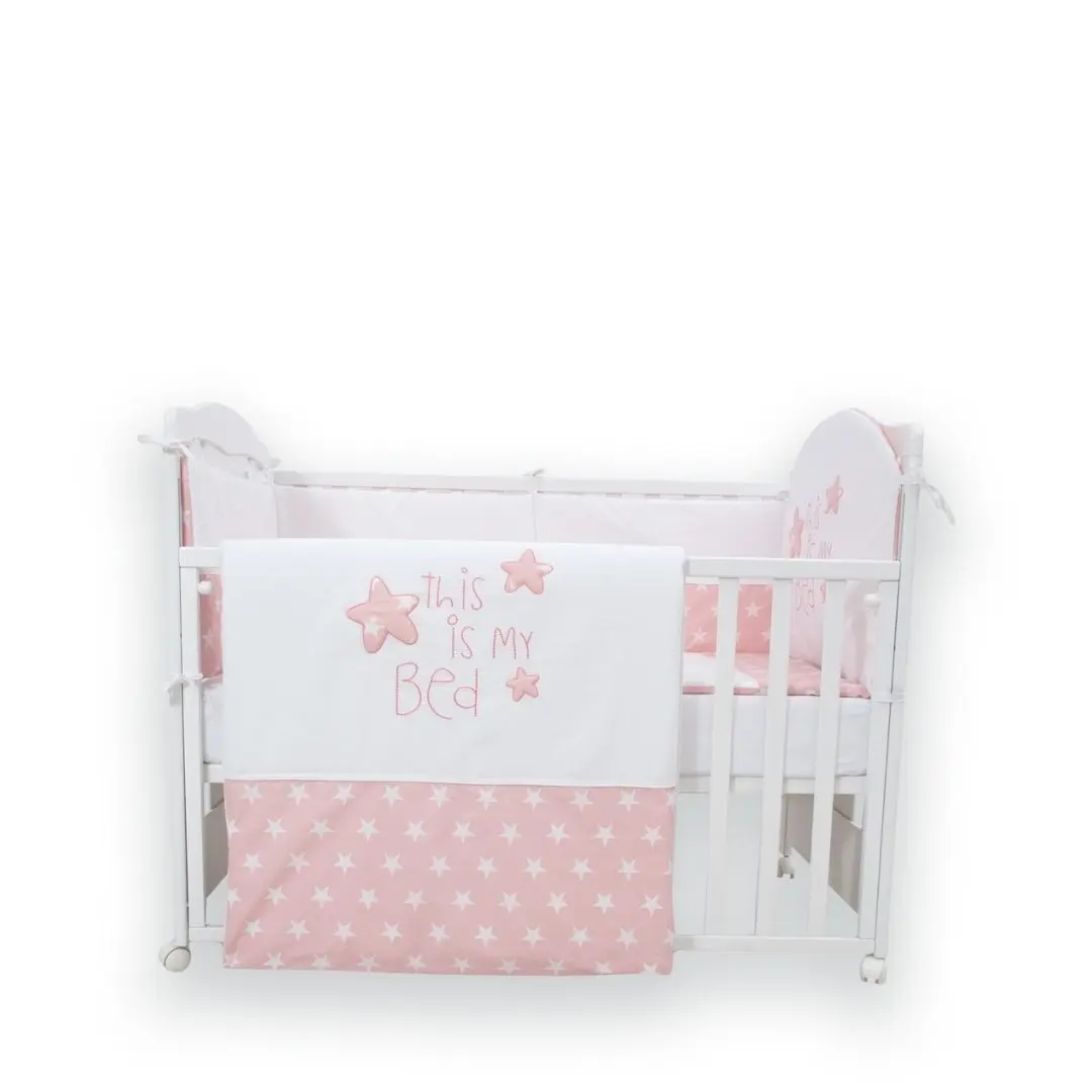 FIM BABY Posteljina za bebe This is my bed roze