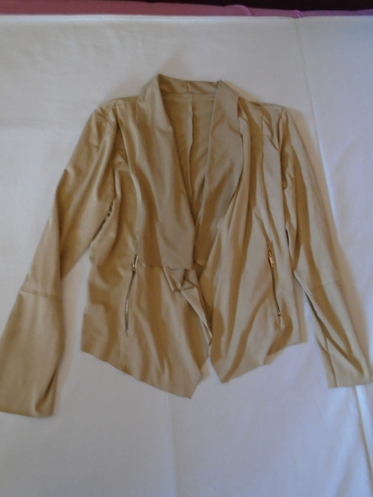 Italijanska jaknica/kardigan od kao prevrnute kože