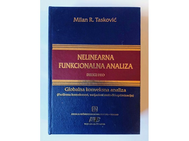 Nelinearna Funkcionalna Analiza 2 - Milan Taskovic