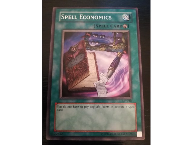 Yu-GI-OH!- Spell Economics  (Rare)