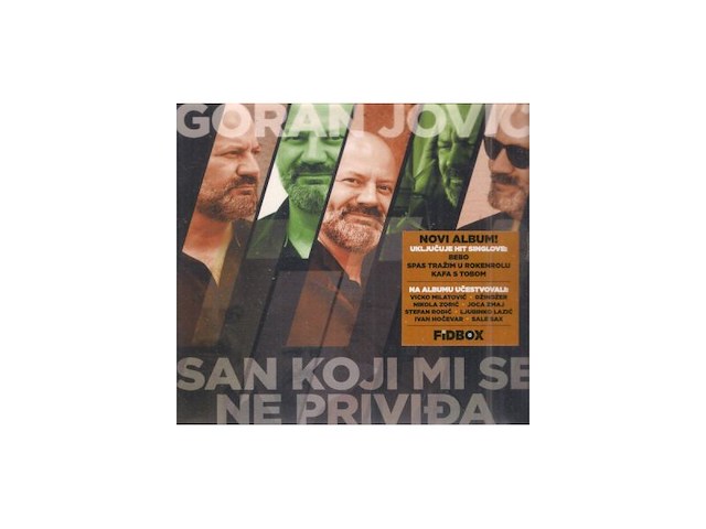 San Koji Mi Se Ne Priviđa, Goran Jović, CD