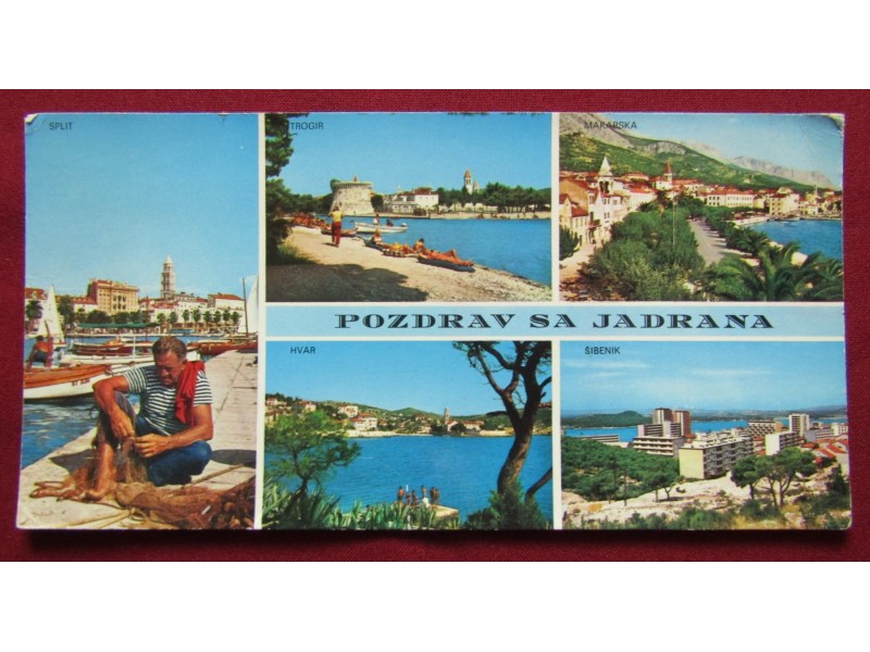 R/5 Velika Razglednica - Pozdrav Sa Jadrana, Hrvatska