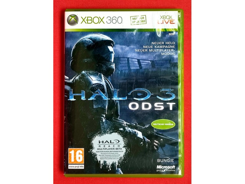 Halo 3 ODST 2xcd / XBox 360 (XBox One compatible)