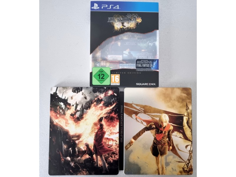Final Fantasy Type-0 HD STEELCASE Limited Edition PS4