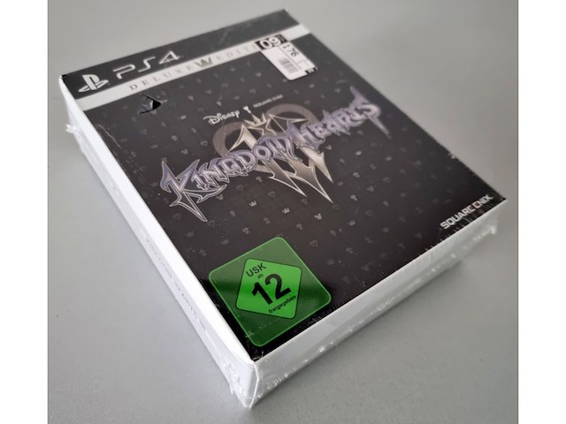 Kingdom Hearts III 3 Deluxe Edition STEELCASE NOVO  PS4