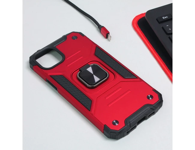 3G Hard Border Ring crvena zaštitna maska za mobilni iPhone 14 Pro 6.1