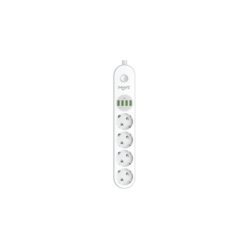 Voltaic Power Strip 16A/4000W/4USB/4 sockets