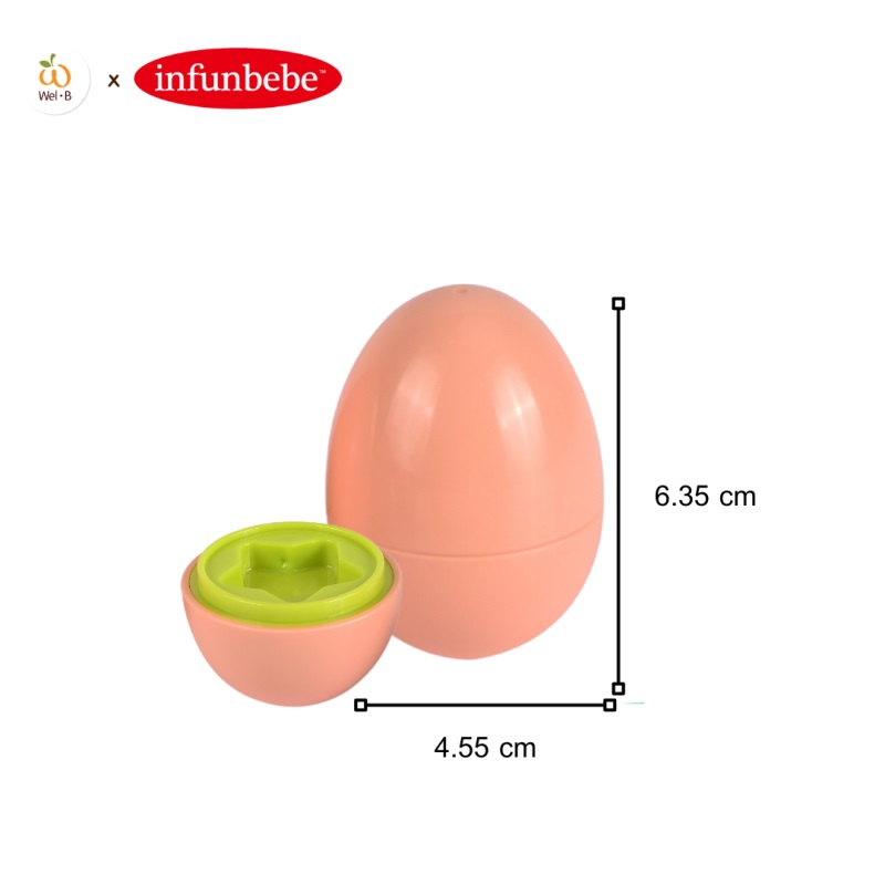 INFUNBEBE IGRACKA ZA BEBE 6 SHAPE SORTER EGGS