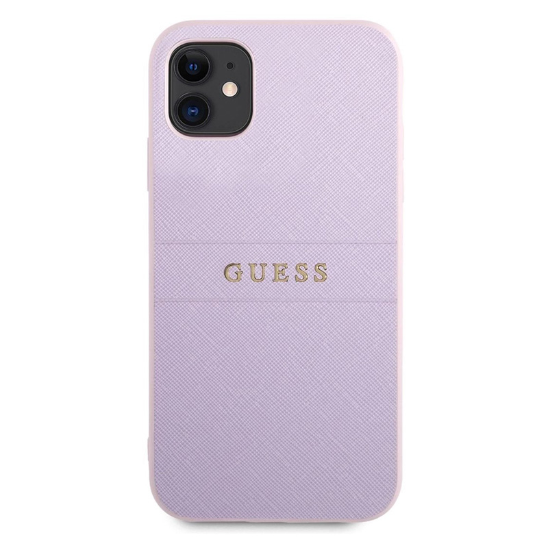 Maska(futrola) Guess Hc PU Saffiano za iPhone 11 6.1 ljubicasta (GUHCN61PSASBPU)