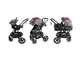 Kolica Za Bebe Bbo Star 3U1 - Animal Print