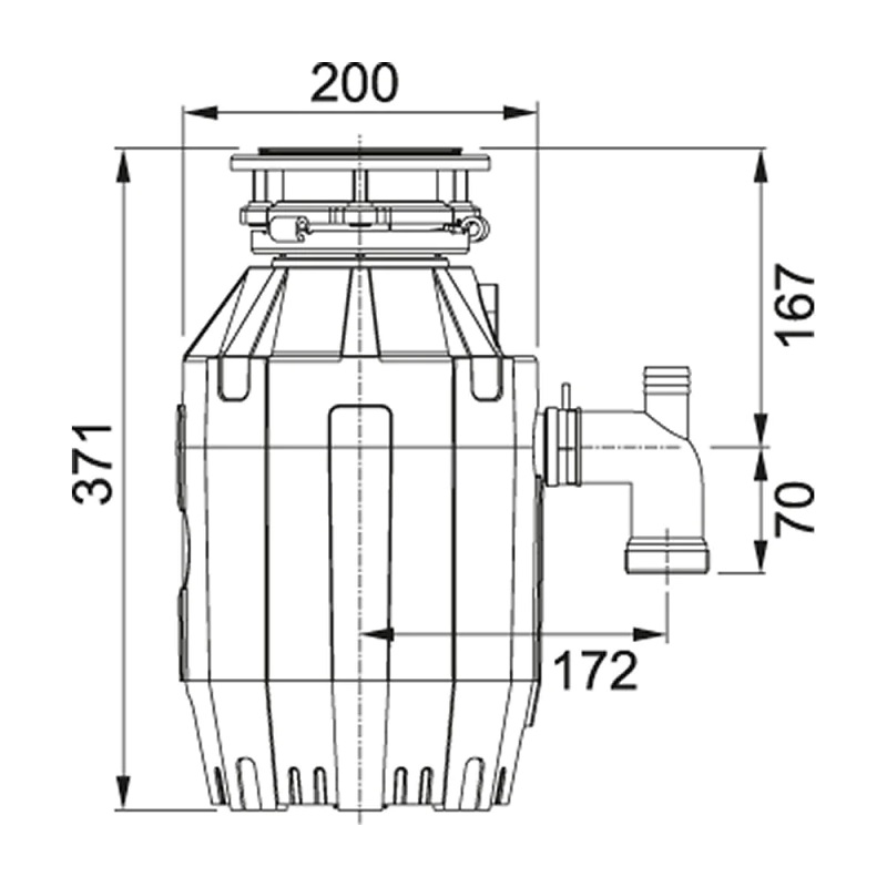 Franke drobilica TE 75