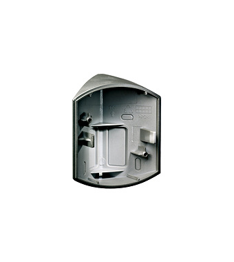 Nosač RC senzora pokreta, srebrni
za montažu senzora pokreta u kut ili na kut zida, UV stabilizirani polikarbonat, 85x32x78mm (ŠxVxD)