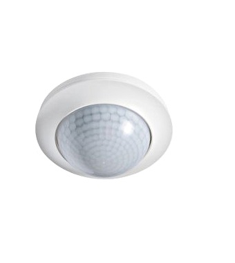 Detektor prisustva PD-C 360i/40 Corridor,360°UP, Ø 40m,beli
Standard version as flush-mounted device