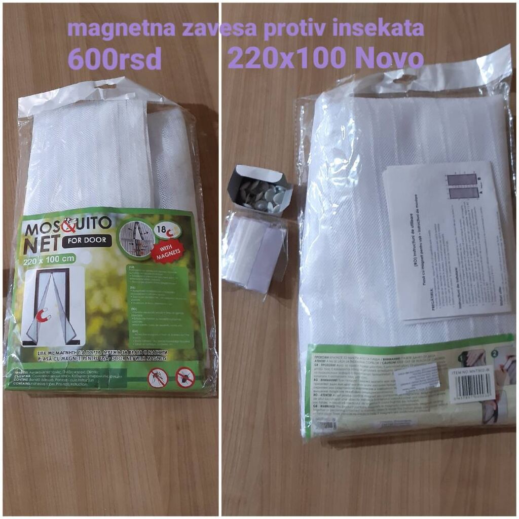 Zastita od komaraca za vrata sa magnetima.Novo