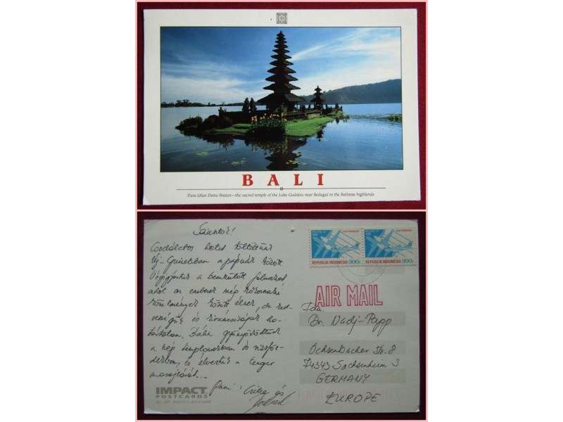 R/3 Razglednica - Bali, Indonezija
